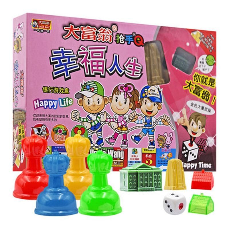 Trò chơi cờ bàn Monopoly Q Phiên bản Hành trình Thế giới - Đồ chơi giáo dục