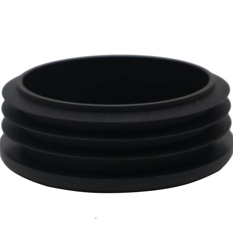 Black round pipe plug and cover round plastic inner plug stainless ...