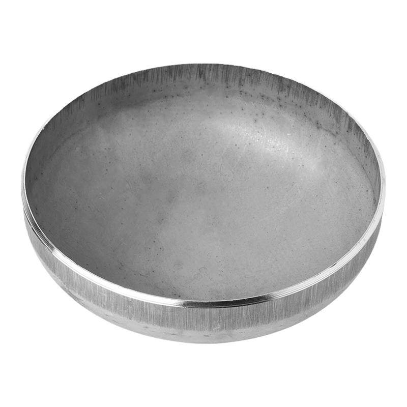 304 Stainless Steel Welded Pipe Cap - 6/8mm Thickness, Industrial Fitting