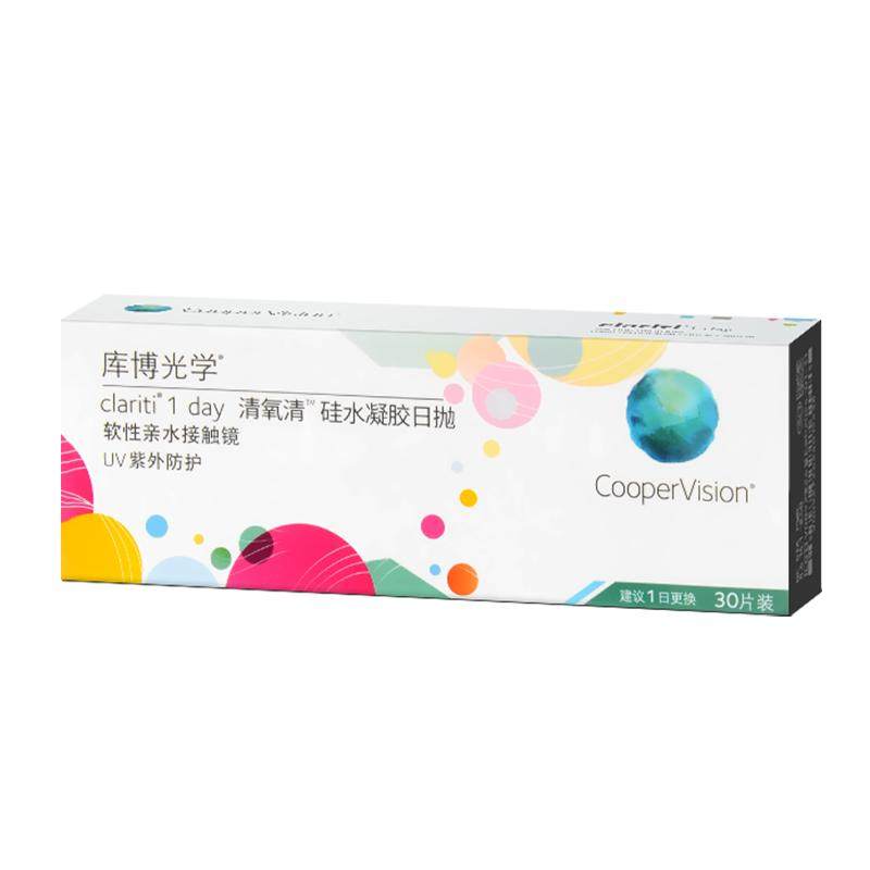 Cooper Optical Oxygen Clear Daily Disposable Contact Lenses - Silicone Hydrogel Material ...