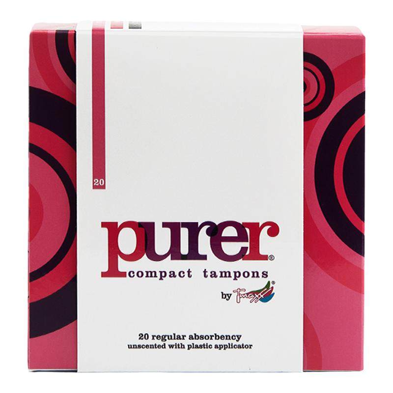 Purer Short Tube Tampons - Compact Sanitary Protection
