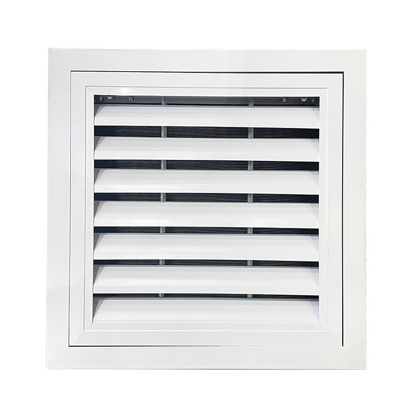 แผ่นอลูมิเนียม gusset 600*300 single double-layer louver air outlet ...