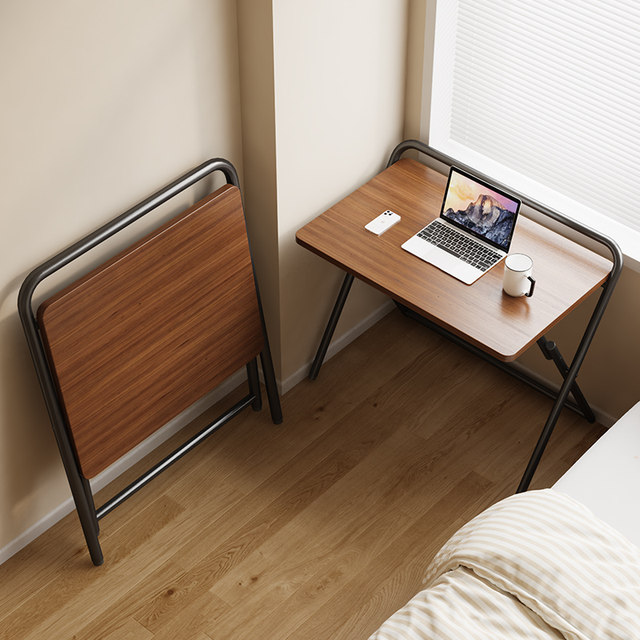 Folding desk Simple Home desk Bedroom bedroom Small table can fold ...
