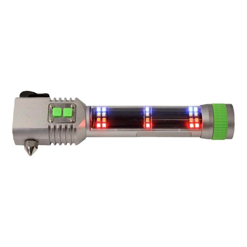 Car Multifunctional Safety Hammer Flashlight Car Fire Emergency Rescue ...