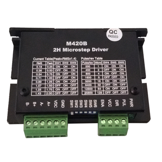 28/35/42步进电机DM430/M420B/M415B 128细分 24V 2A 步进电机驱动器