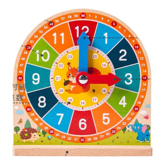 Wooden Digital Clock Teaching Aids for Primary School Students Clock ...