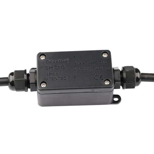 Outdoor Waterproof Junction Box - Rainproof ABS Plastic Power Supply ...