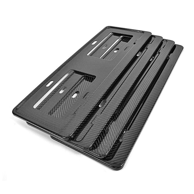 Maserati Levante License Plate Frame - Carbon Fiber Style