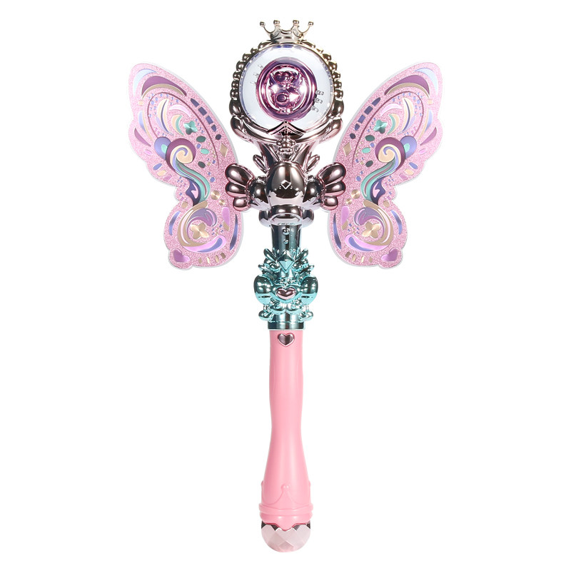 Fairy Wand Toy for Girls - Flashing Magic Wand with Bracelet
