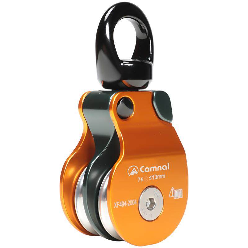 Kanle universelle einzel- und doppelrolle für outdoor-klettern, feste ...