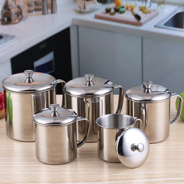 Mouth Cup 304 Stainless Steel Tea Tank Wash Muck Cup Kindergarten ...