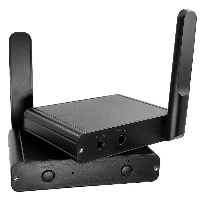 UHF High-Fidelity HiFi Wireless Audio Transmitter Receiver - 3.5mm RCA ...