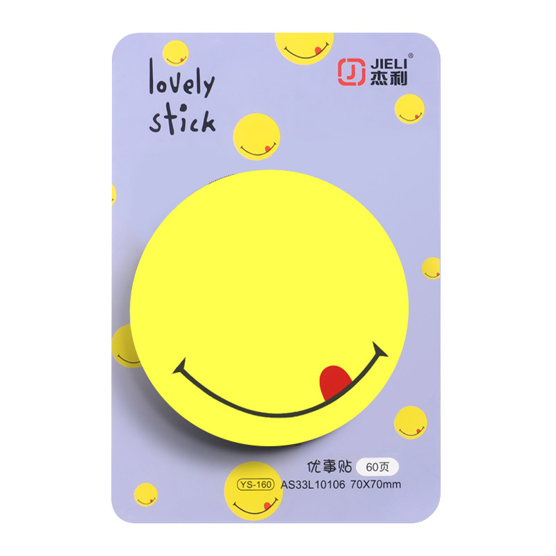 Notas Adhesivas Jerry Smiley Face - Material Escolar Fluorescente para ...