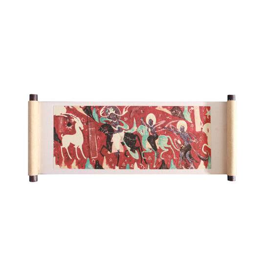 Dunhuang Research Institute Scroll Refrigerator Magnet | Antique Museum ...