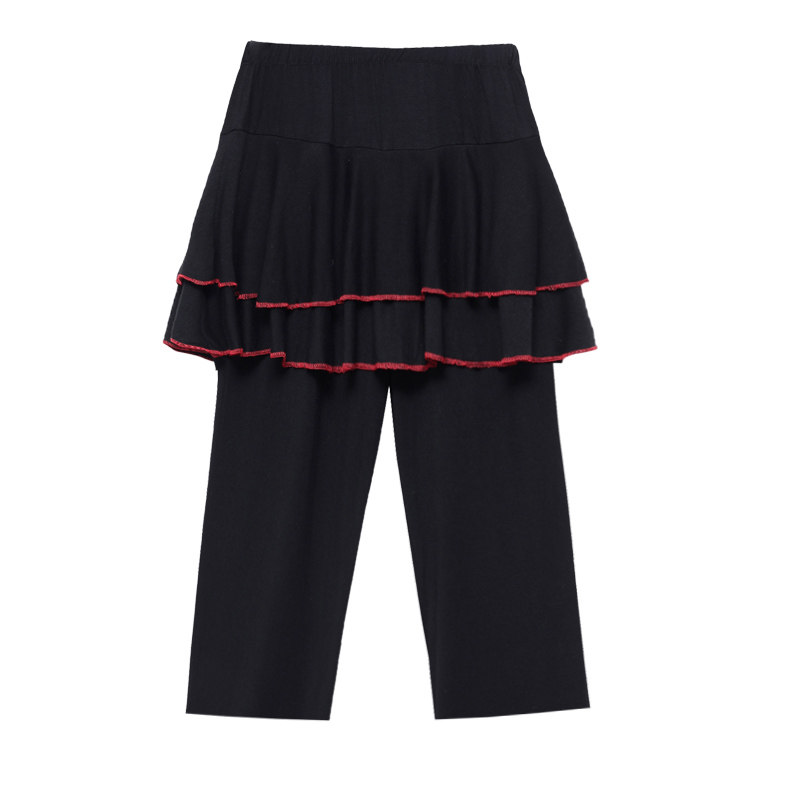 Chiba Cat Women's Modal Dance Skirt - Practice Cropped Pants