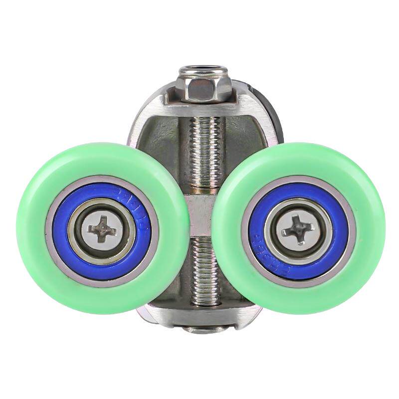Bathroom Shower Room Pulley Track Arc Glass Door Sliding Wheel Set