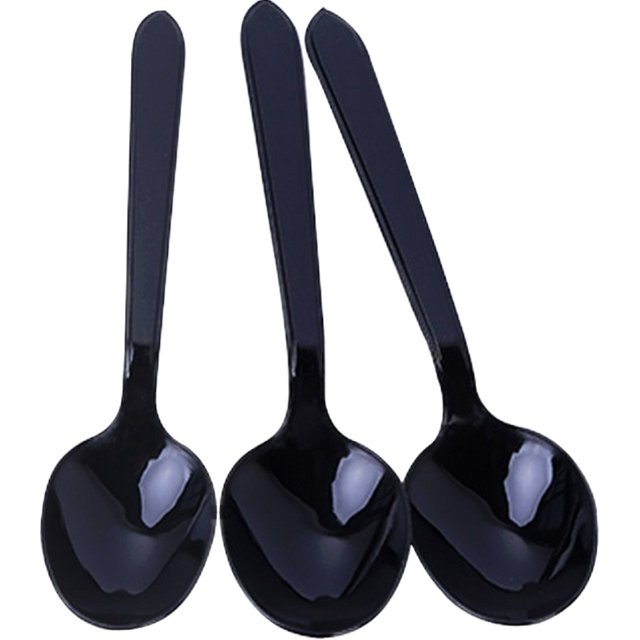 Disposable spoon plastic separately packaged soup spoon KFC, takeaway ...