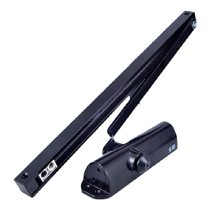 Kin Long Door Closer - ჰიდრული ბუფერი, 90° პოზიციონირება - Wm02701/703 შავი