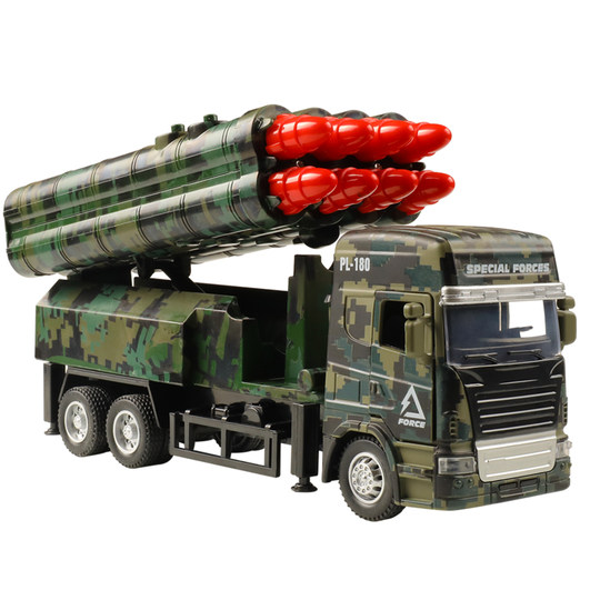 Toy Missile Car Launch Vehicle Rocket Launcher Tank Alloy Model ...