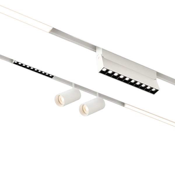 Smecta Smart White Concealed Magnetic Track Light For Living Room ...