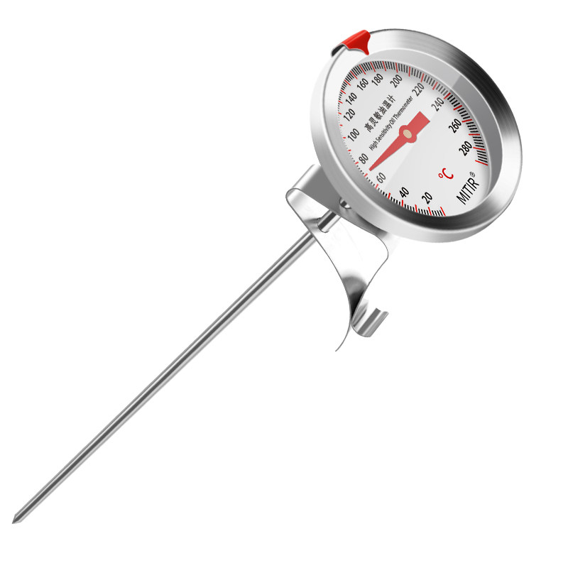 Commercial Probe-Type Oil Thermometer for Kitchen Baked Food Liquid ...