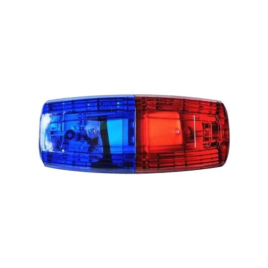 Red and Blue LED Strobe Warning Light for Security and Patrol