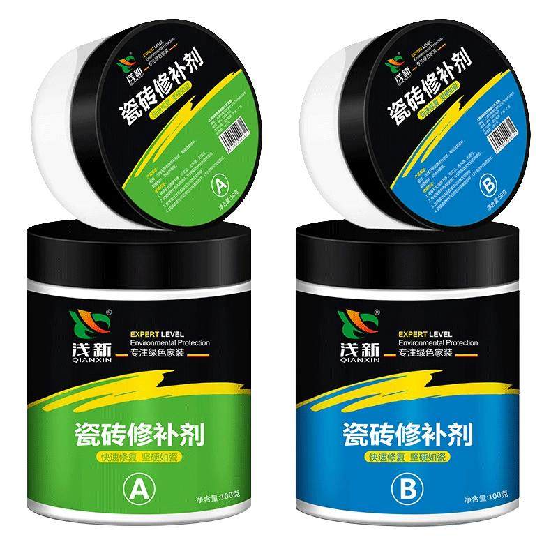 Porselen hvit fliser reparasjonsmiddel glasur reparasjon keramikkpasta ...
