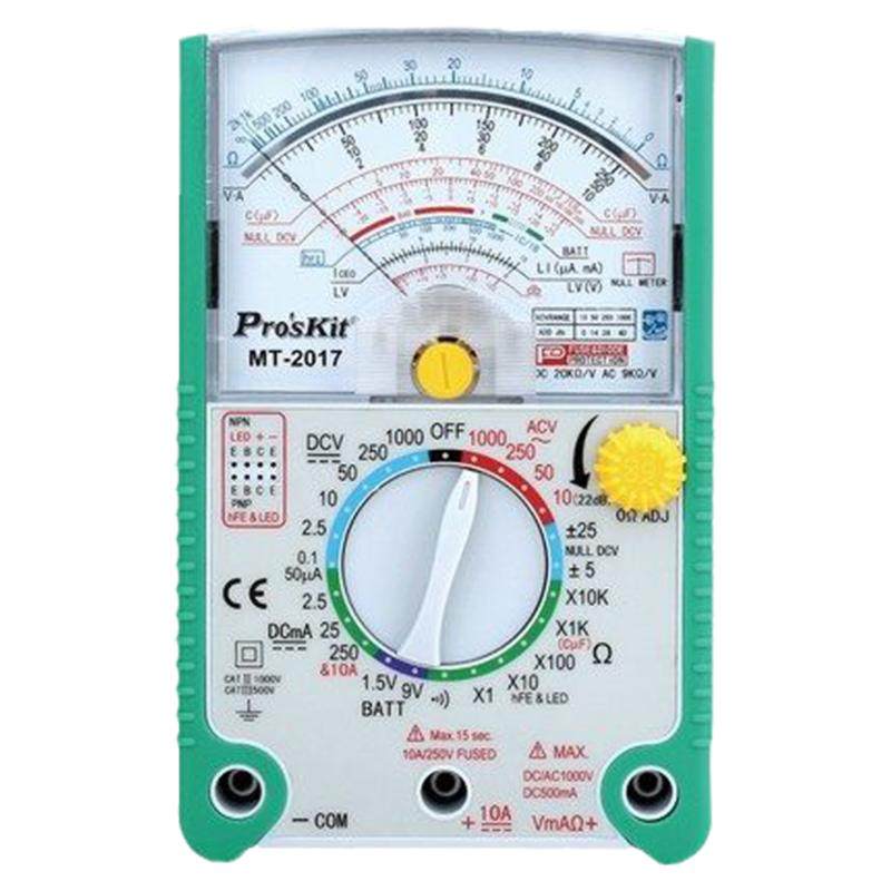 Pro'skit MT-2018 Pointer Type Multimeter - High Precision Mechanical Meter