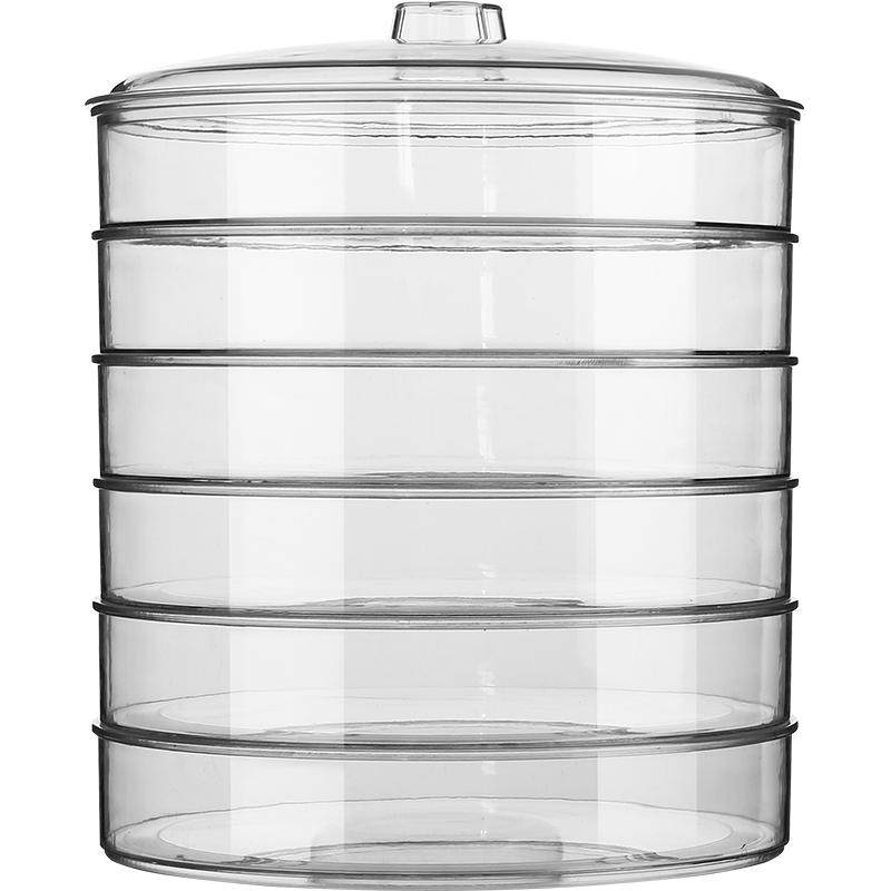 Transparent Pu'er Tea Storage Box | Canister | Packaging | Sealed Cake Box
