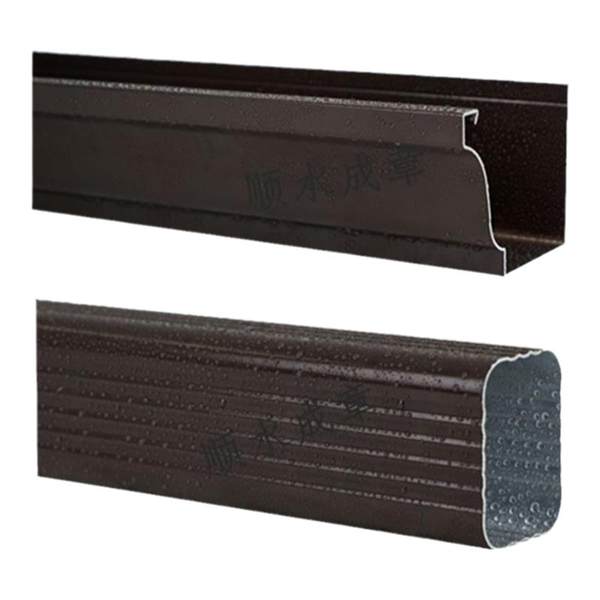 Drawing downpipe square rainwater pipe drainage pure copper | Borniarse Drain Pipe | Rain Pipe ...