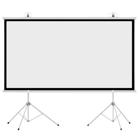 Removable 120-inch/150-inch Home Projection Screen with Floor Bracket ...