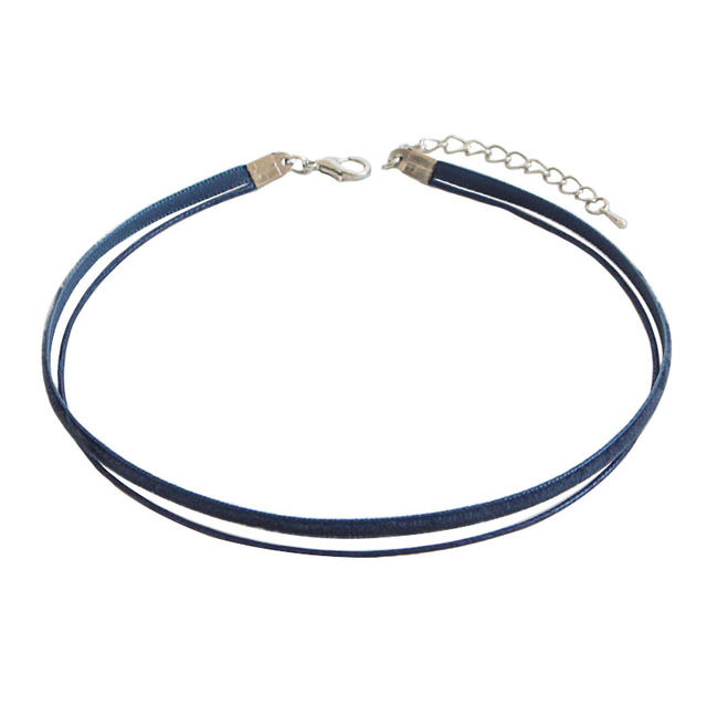 Stacking velvet simple wild handmade neck jewelry neck chain clay chain ...
