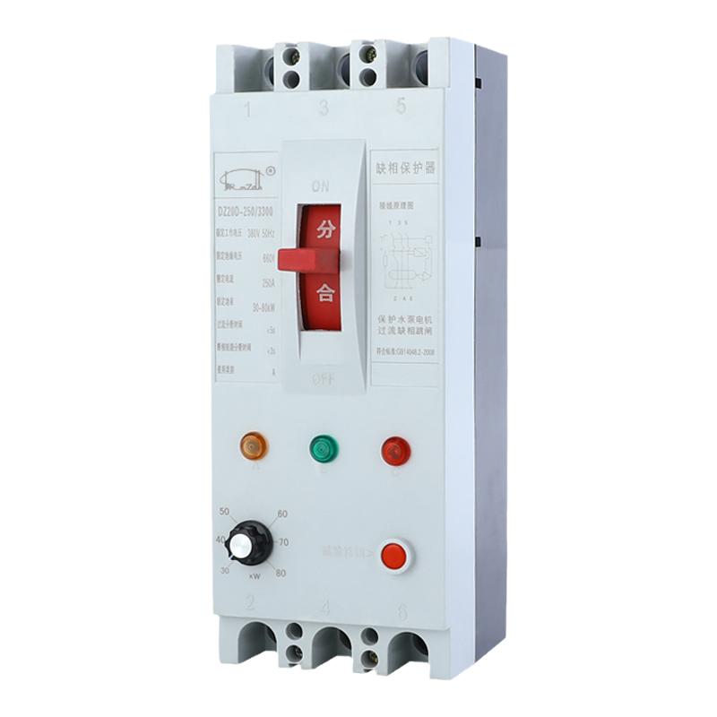 Phase Loss Protector Three-Phase 380V Submersible Pump Overload Phase Failure Motor ...