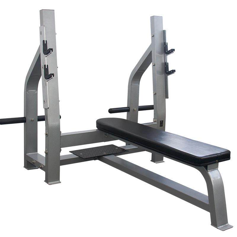GK Commercial Barbell Bench Press Rack Weightlifting Bed Gym Unit ...