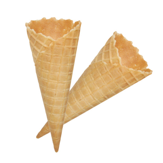 Ice Cream Cone Waffle Cones - Crispy Cones for Ice Cream Machines