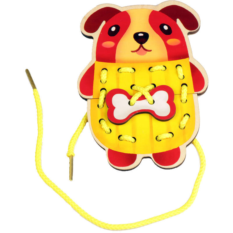 Montessori Threading Board for Fine Motor Training - Educational Toy