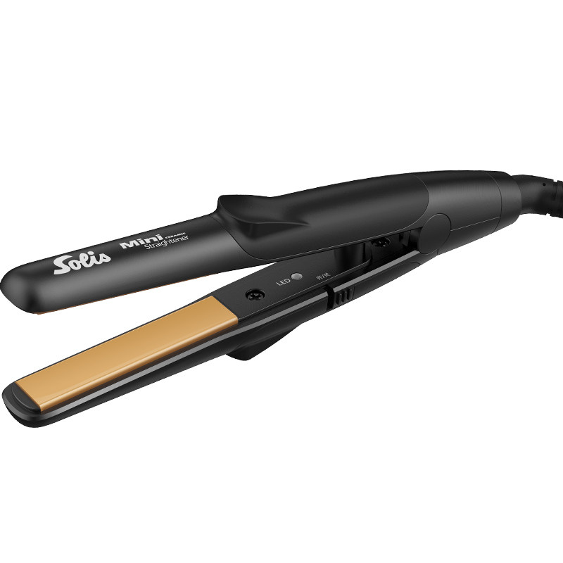 Swiss Solis Mini Hair Straightener for Curly and U-Shaped Hair