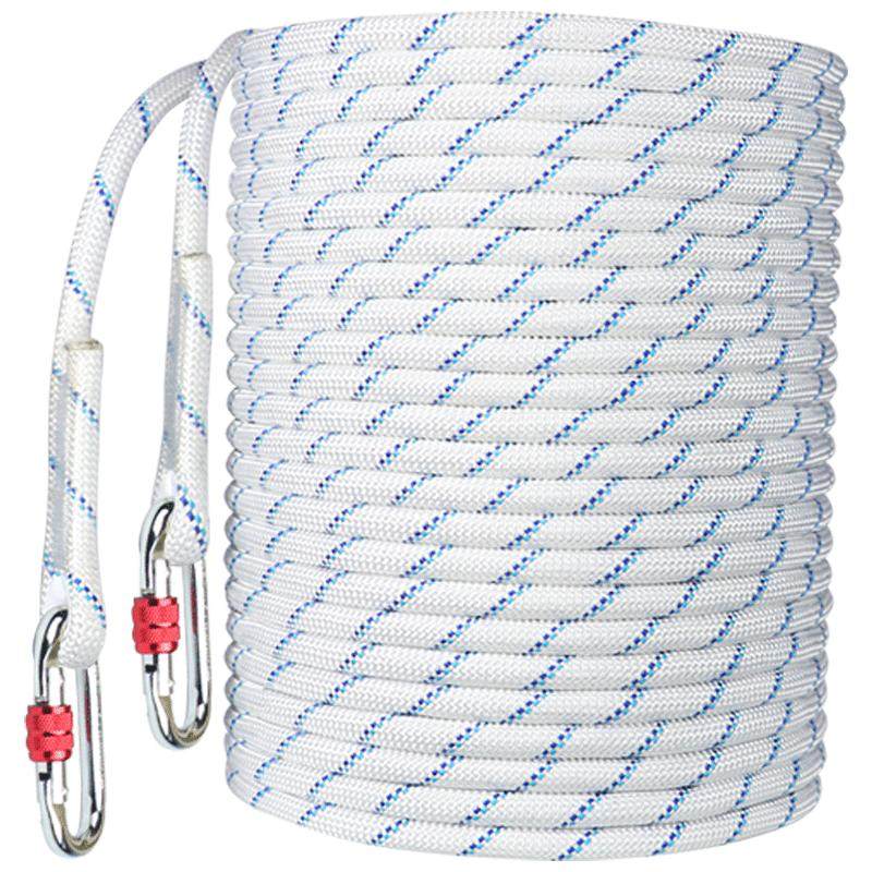 Ansor High-Altitude Safety Rope with Hook - Wear-Resistant ...