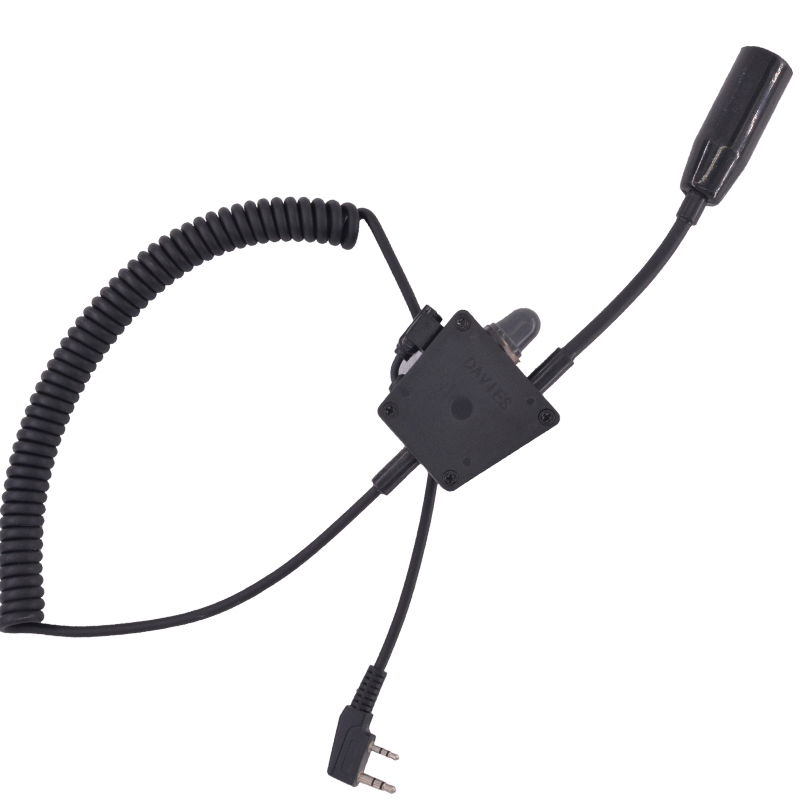 TCA Tactical Communications Davies-E PTT Headset - Model E