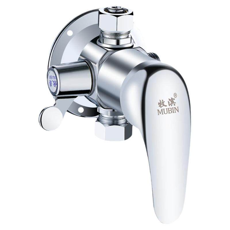 Old-Fashioned Exposed Mixing Valve Shower Faucet - Hot and Cold Water ...