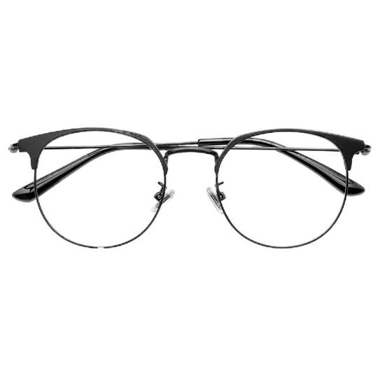 Loho Ultra-Light Retro Spectacle Frame - Full Frame Art Round Face ...