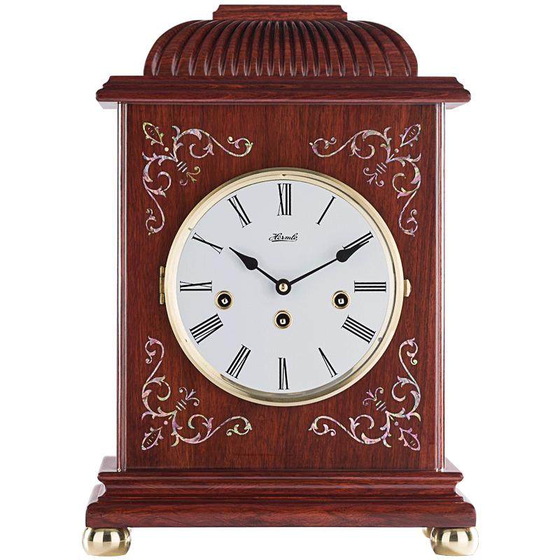 Chinese Style Solid Wood Table Clock with German Movement - Living Room ...