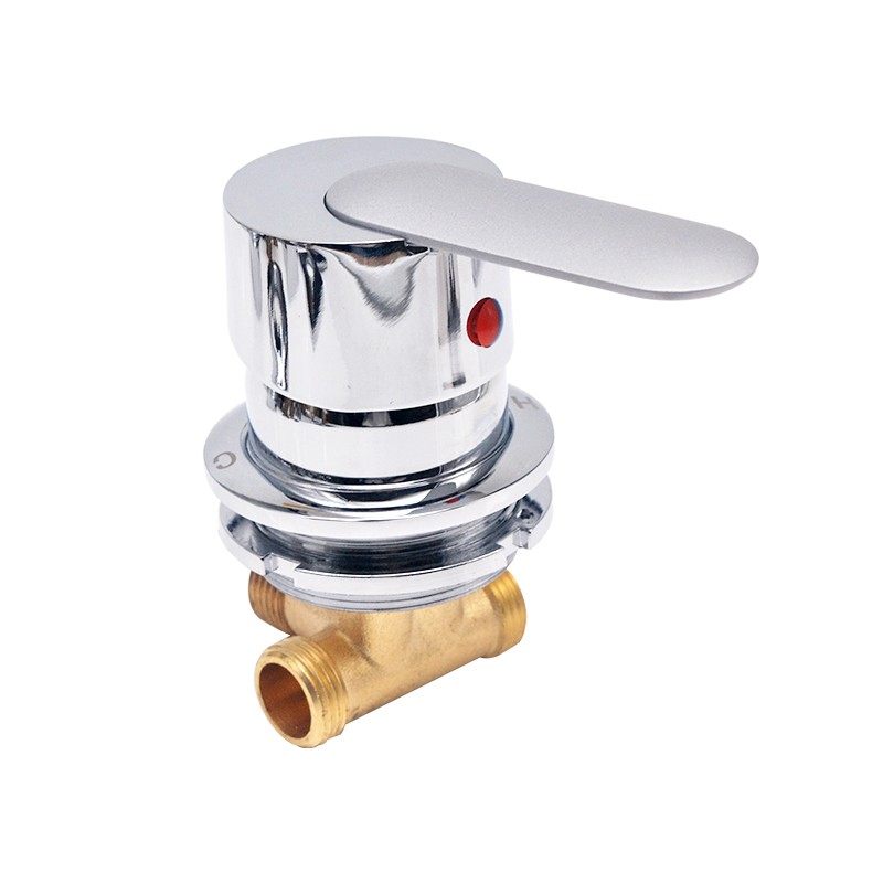 All-Copper Shower Room Faucet Shower Screen Switch Valve Valve Hot and ...