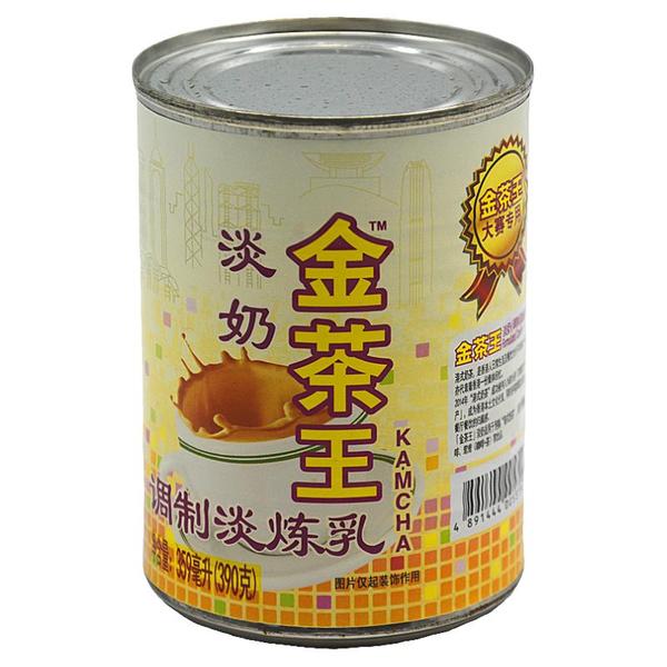 Golden tea king non-dairy evaporated milk 390g*lemanjia raw materials | Golden tea king