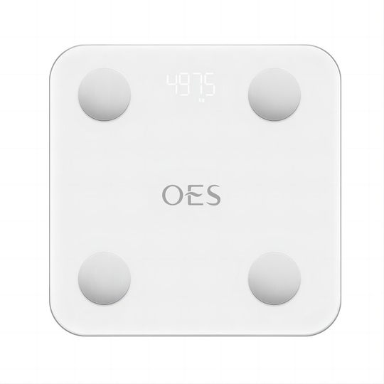 Electronic Weighing Scale - Rechargeable Smart Body Fat Meter for Home Use