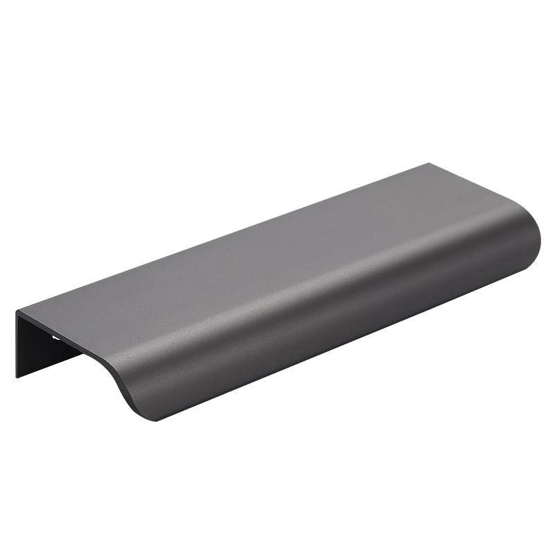 Minimalist Gray Invisible Handle for Wardrobe & Cabinets