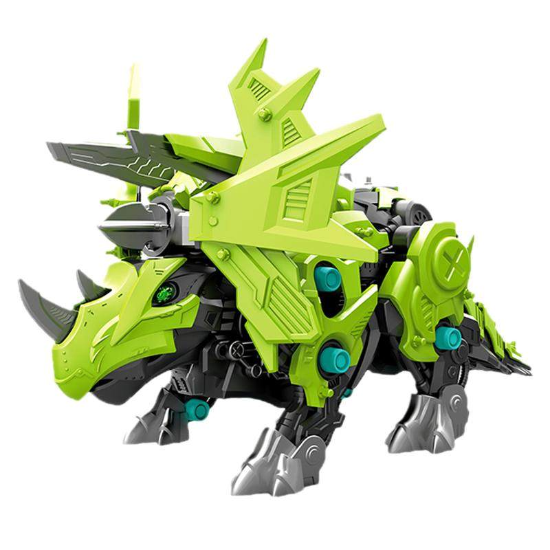 Assembled Electric Mecha Dinosaur - Children's Toy Mechanical Beast Model