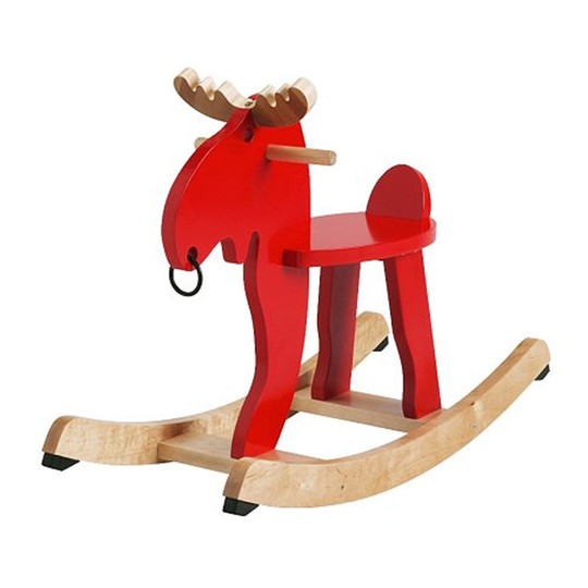 Wooden Rocking Horse - Moose Design - Baby & Toddler