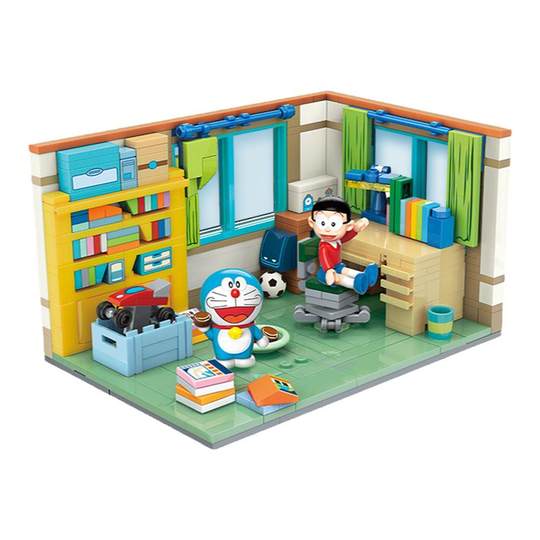 Doraemon Official Flagship Store Genuine Nobita's Room Small Particle ...