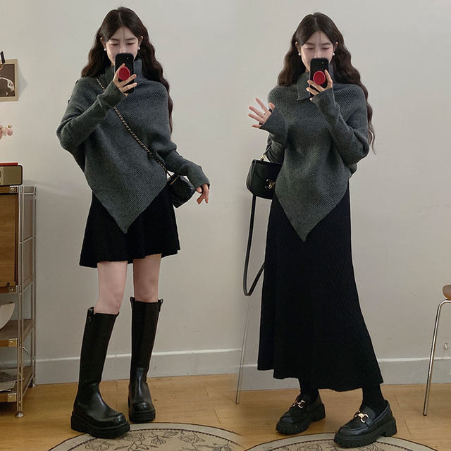 Xinyue Studio Autumn and Winter New Explosion Gentle Korean Lazy Wind ...